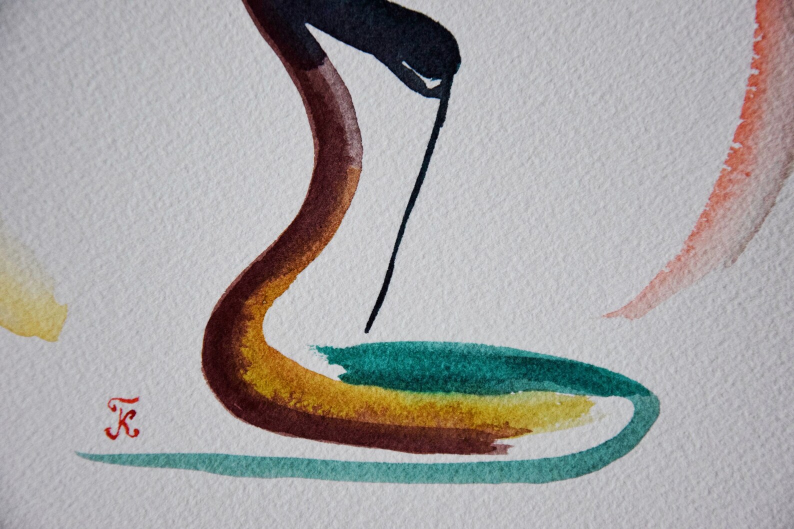 Yoga Wall Art, Zen Print, Spiritual Poster, Abstract Female Watercolor ...