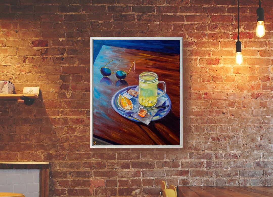 Hot Drink Print, Winter Ginger Tea Poster, Fall Kitchen Wall Art - Etsy