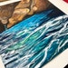 Ocean Gouache Painting Sea Water Original Artwork Coastal - Etsy