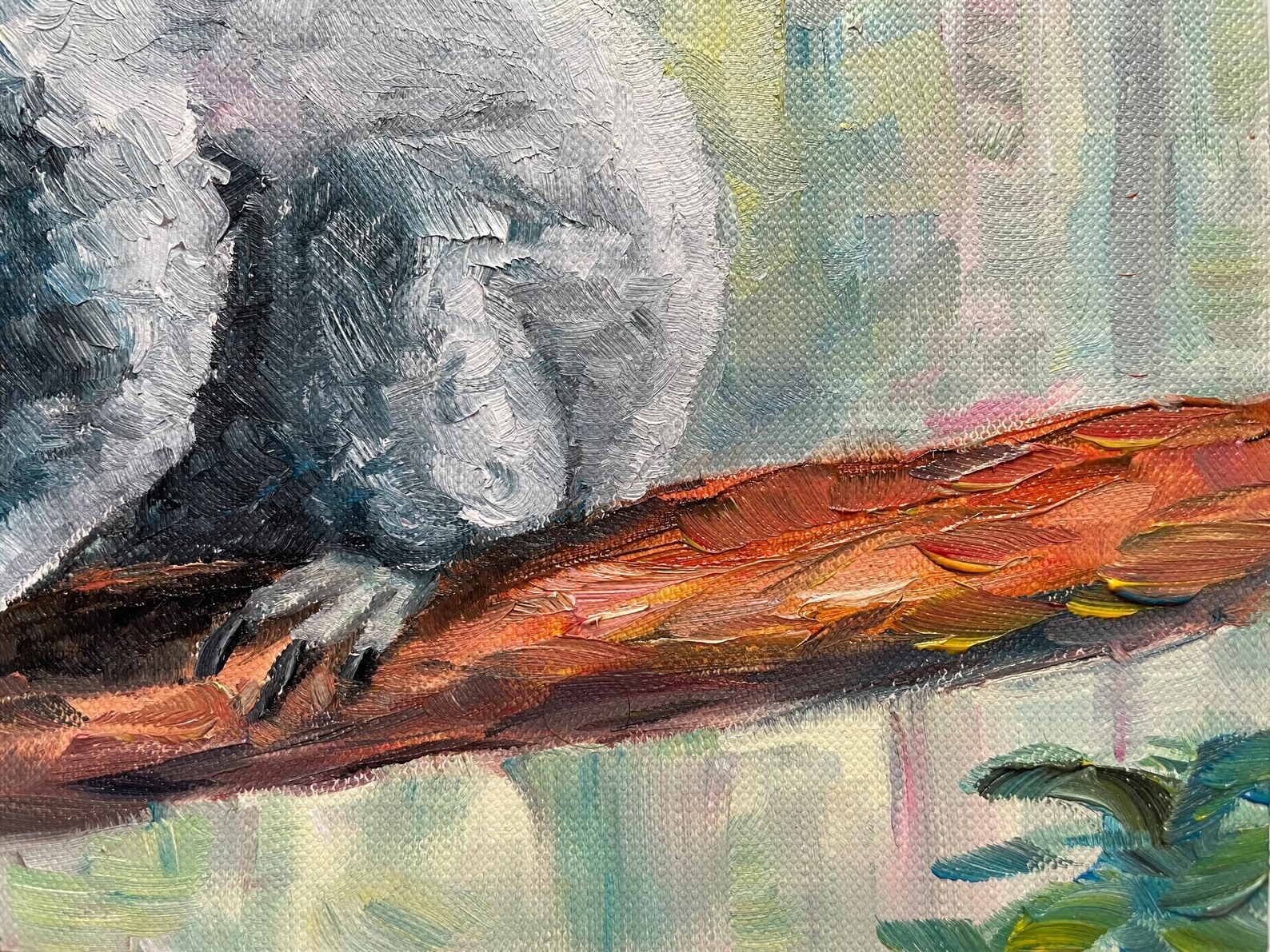 Koala Oil Painting Cute Bear Original Artwork Australia Wall - Etsy