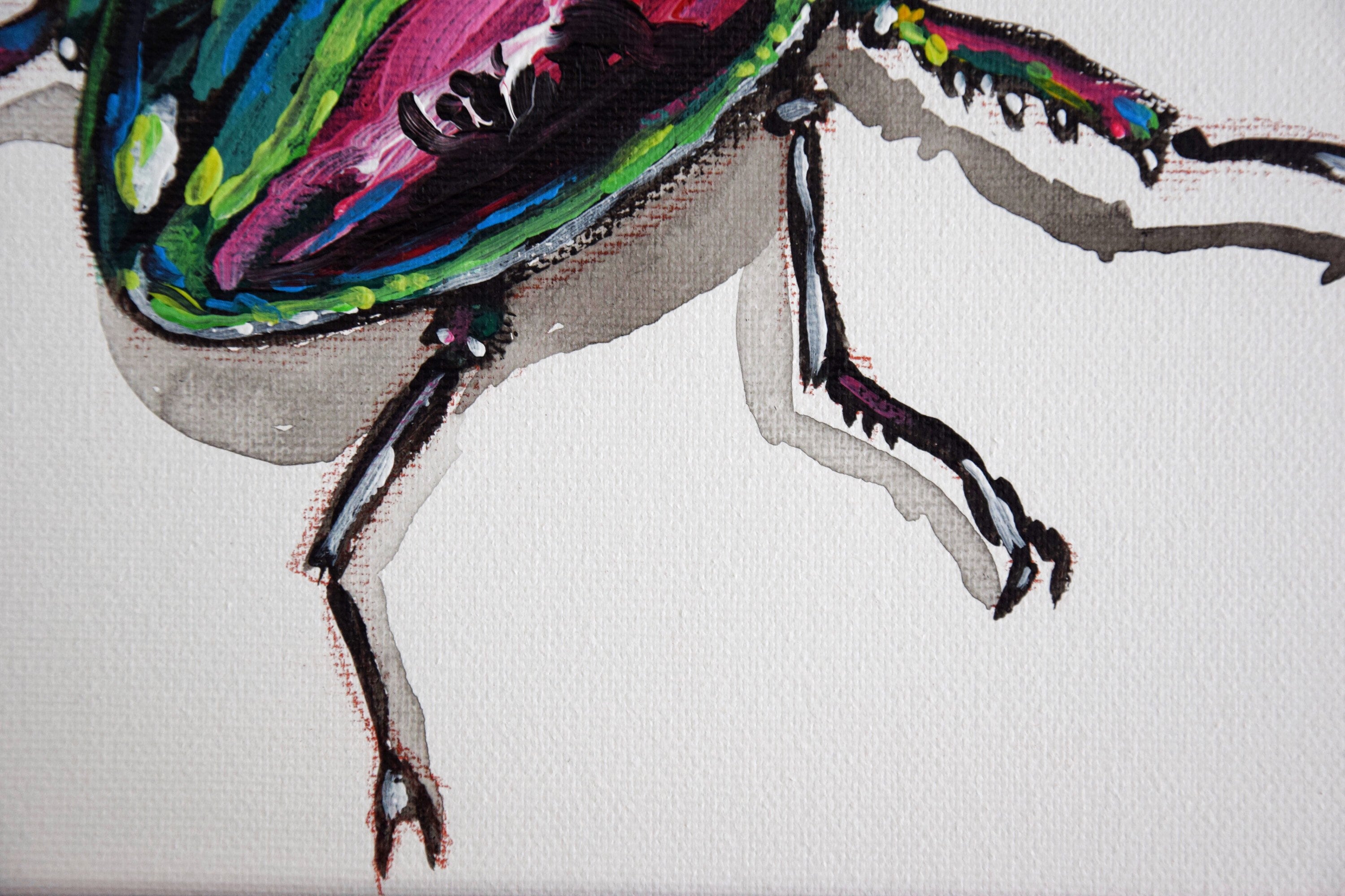 Bug Wall Art Stag Beetle Art Print Dark Academia Decor | Etsy