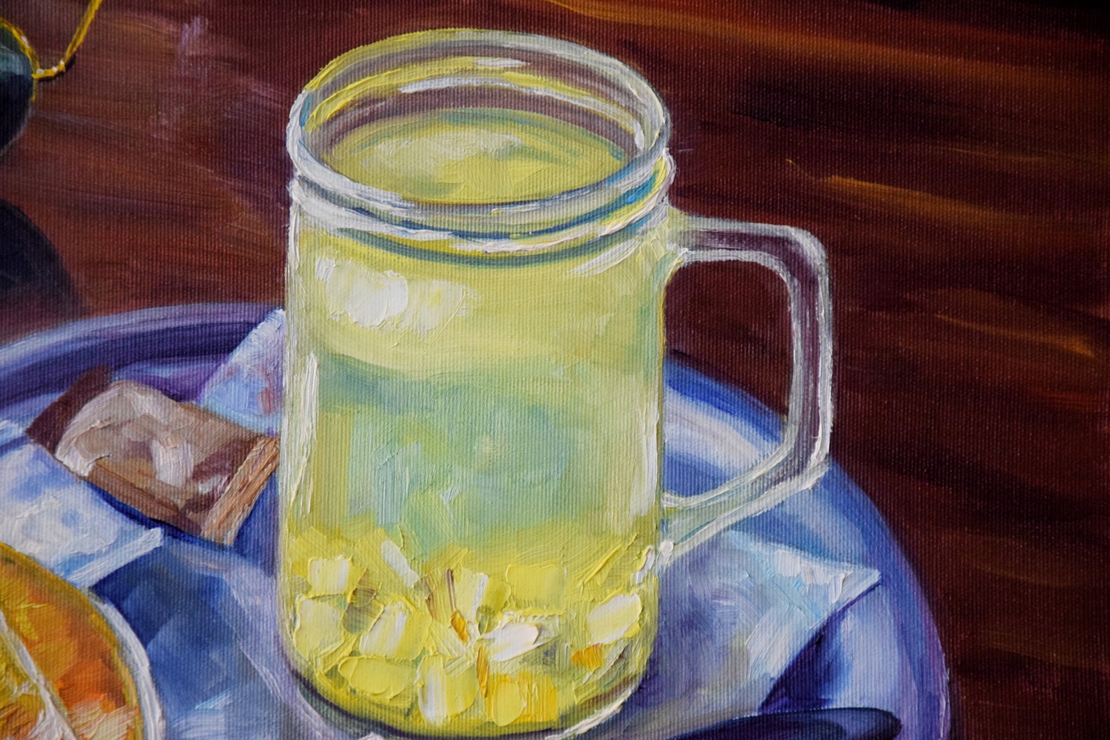 Hot Drink Print Winter Ginger Tea Poster Fall Kitchen Wall | Etsy