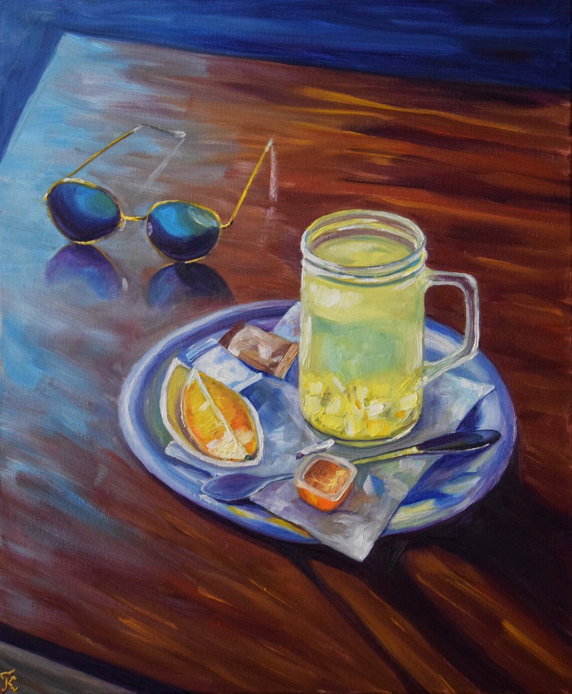 Hot Drink Print Winter Ginger Tea Poster Fall Kitchen Wall | Etsy