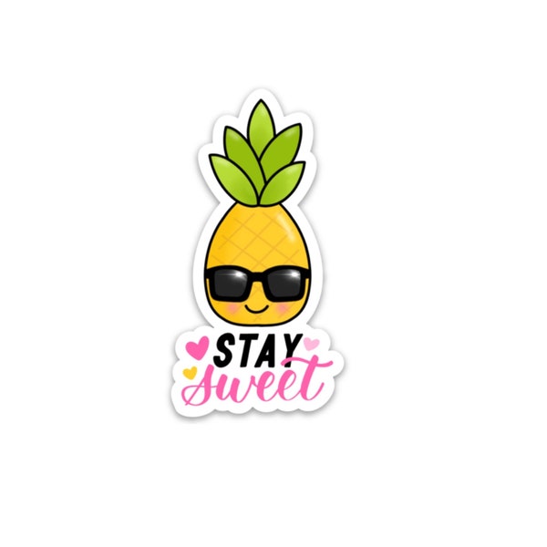 Pineapple Sticker - Etsy
