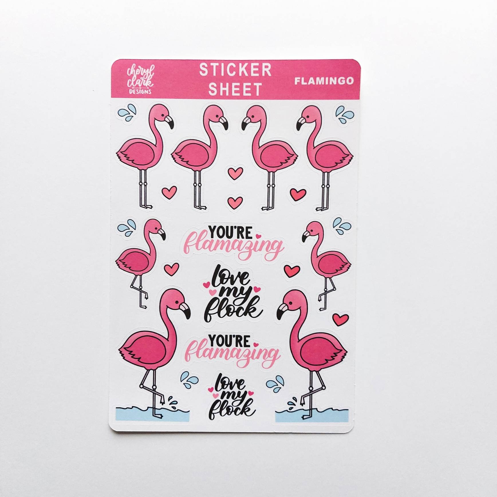 Flamingo Stickers / Planner Stickers / Flamingo Pun Stickers / - Etsy