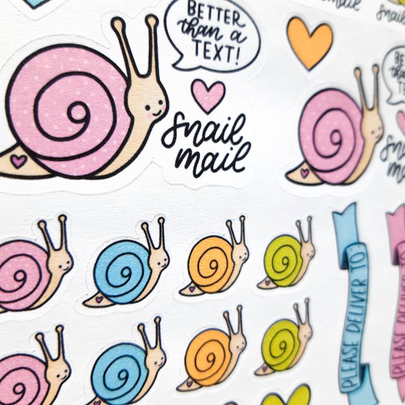 Happy Mail Sticker Bundle/ Snail Mail Stickers / Paper - Etsy