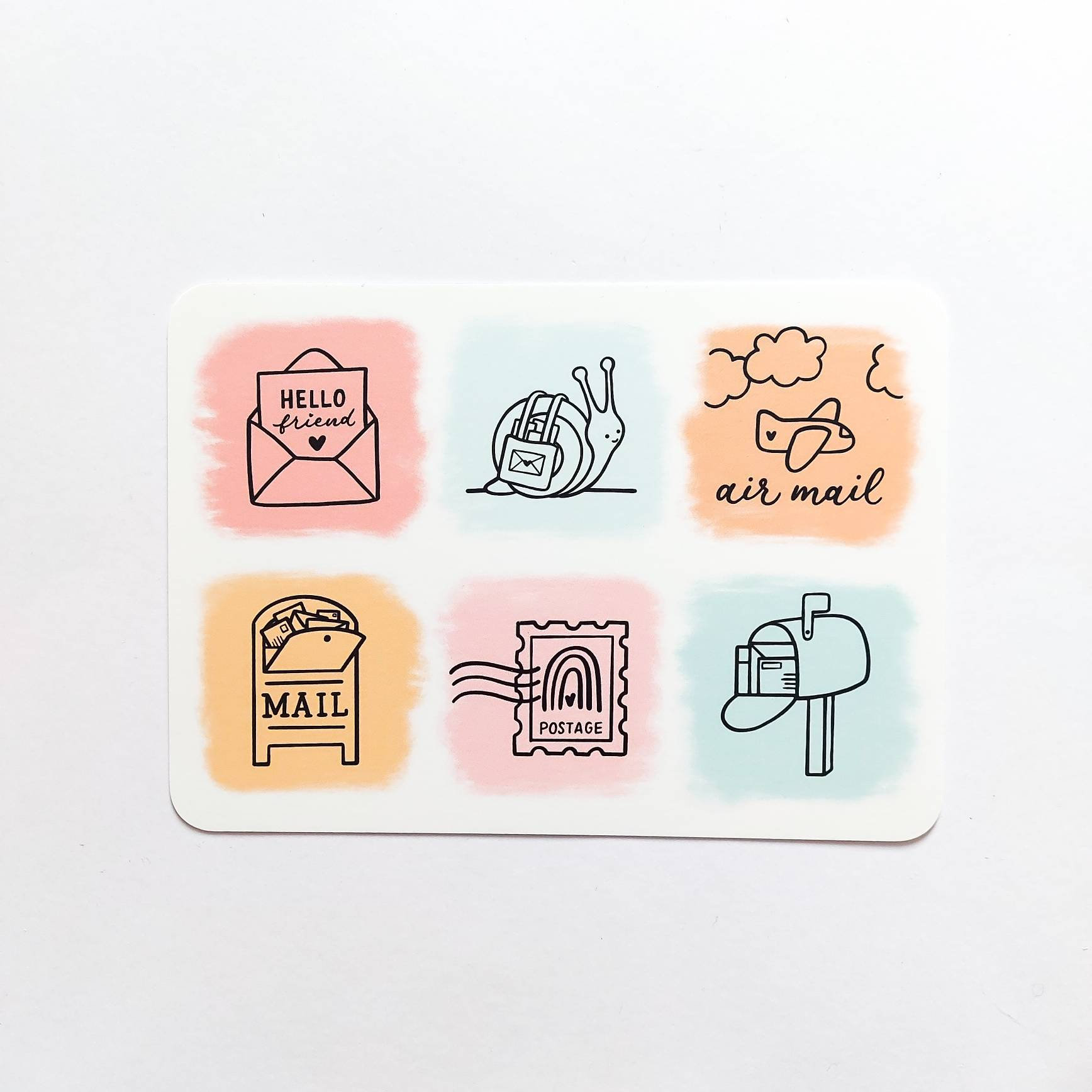 5 Pack of Postcards / Happy Mail / Snail Mail / Pen Pals / 5 X - Etsy