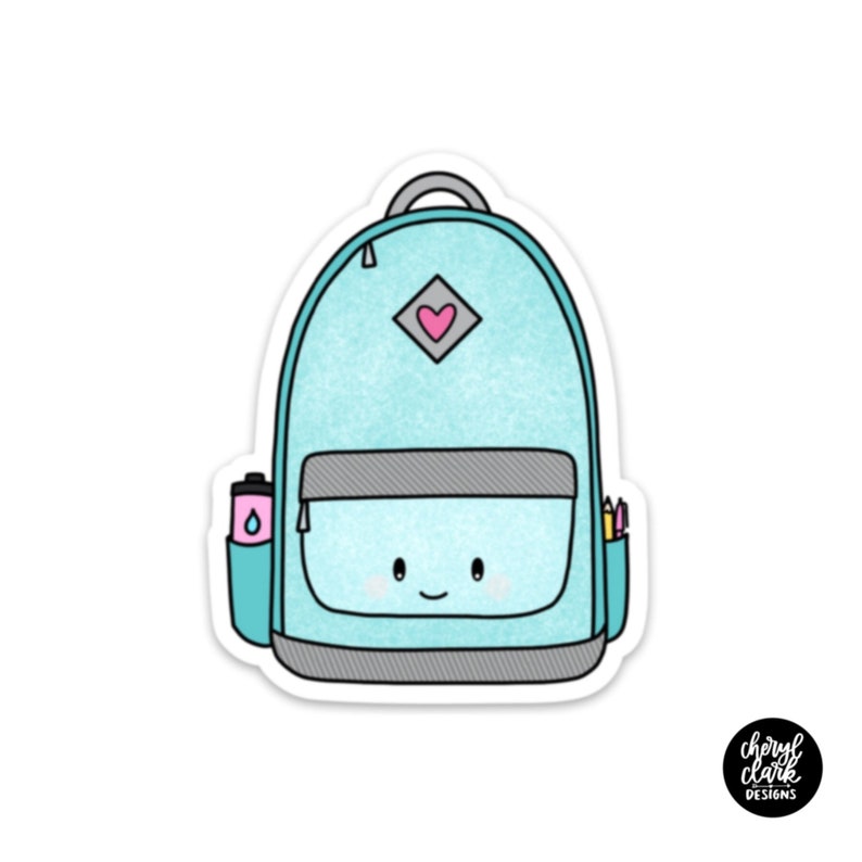 Backpack Vinyl Sticker / School Sticker / Teacher Sticker / Back to ...