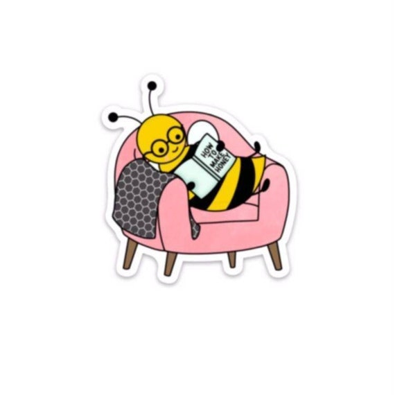 Bee Sticker / Waterproof Bee Sticker / Bee Pun Sticker / | Etsy