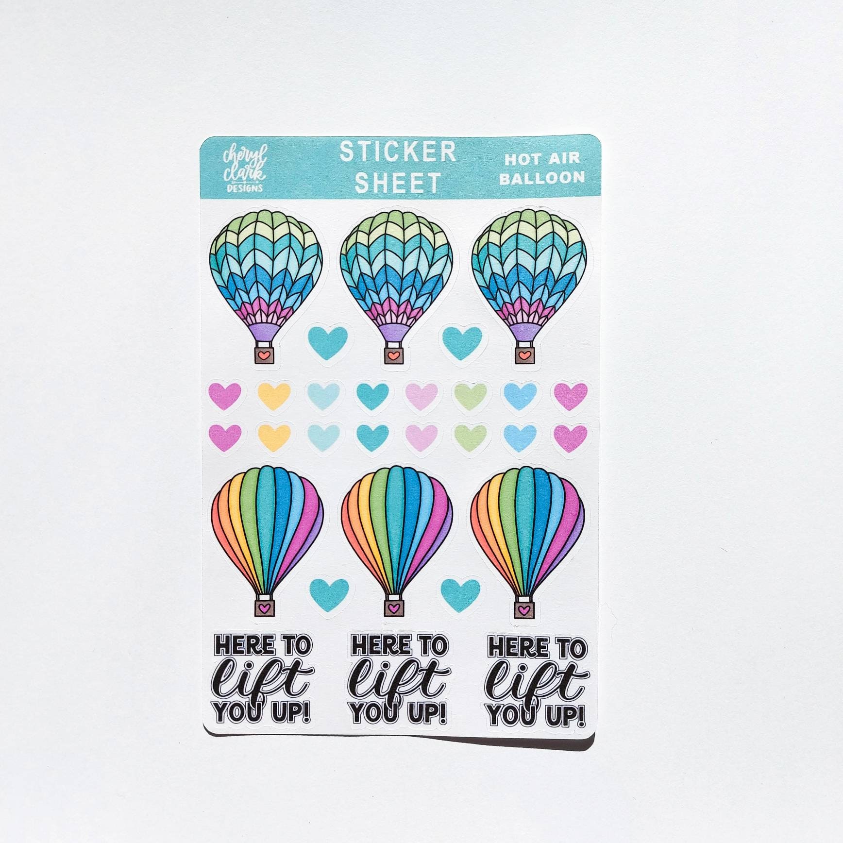 Hot Air Balloon Sticker Bundle / Special Delivery Stickers / | Etsy