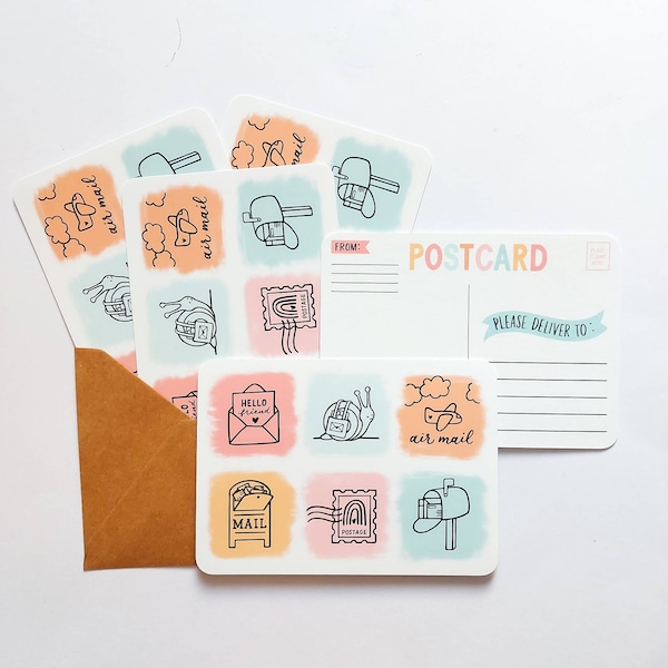 Postcard Pack - Etsy