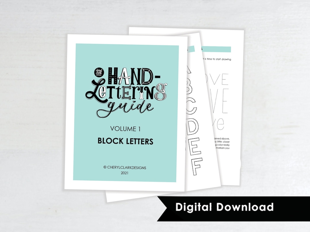 CCD Hand-lettering Guide Volume 1 / Learn to Hand-letter / Hand ...