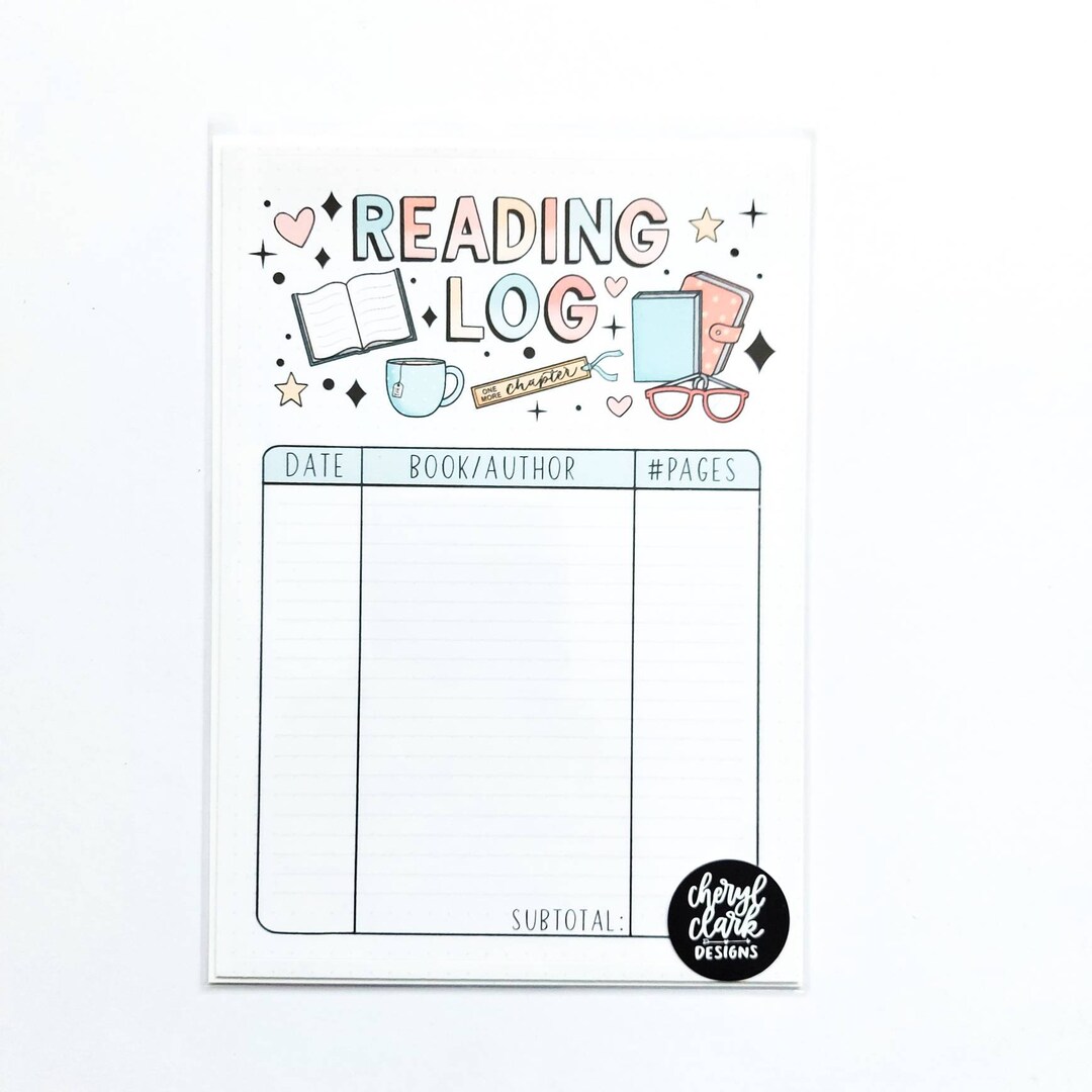 Reading Log Stickers / Book Tracker Stickers / Planner Stickers / Paper ...