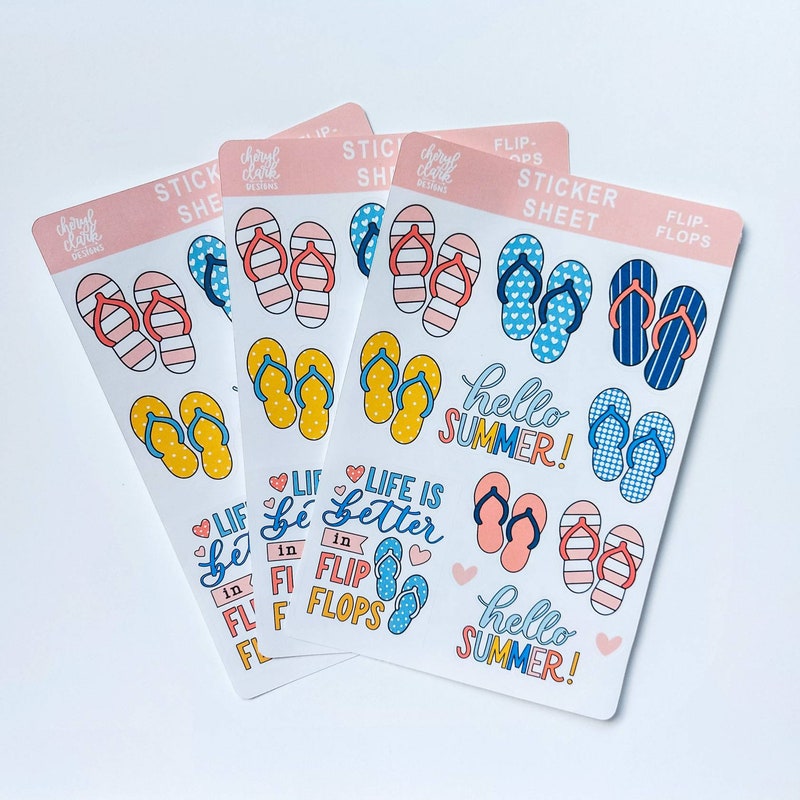 Cute Flip Flops - Etsy