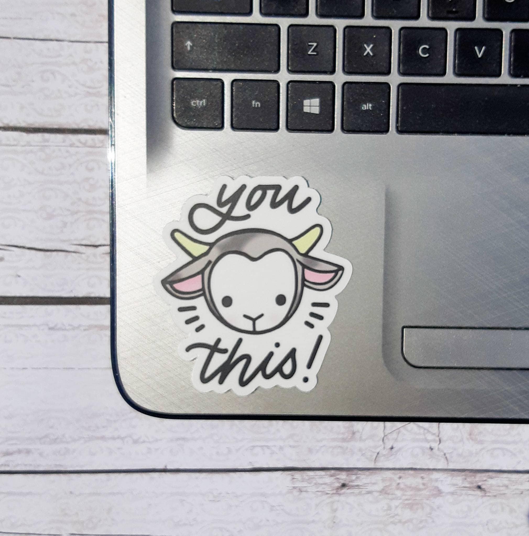 Goat Vinyl Sticker / You Goat This / Die Cut Sticker / Weatherproof ...
