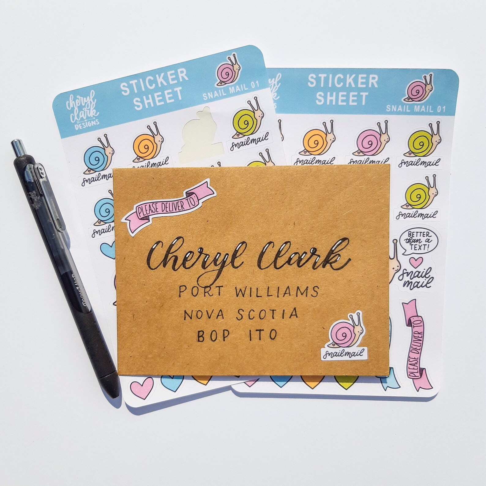 Snail Mail Stickers / Happy Mail Stickers / Paper Stickers / - Etsy Canada