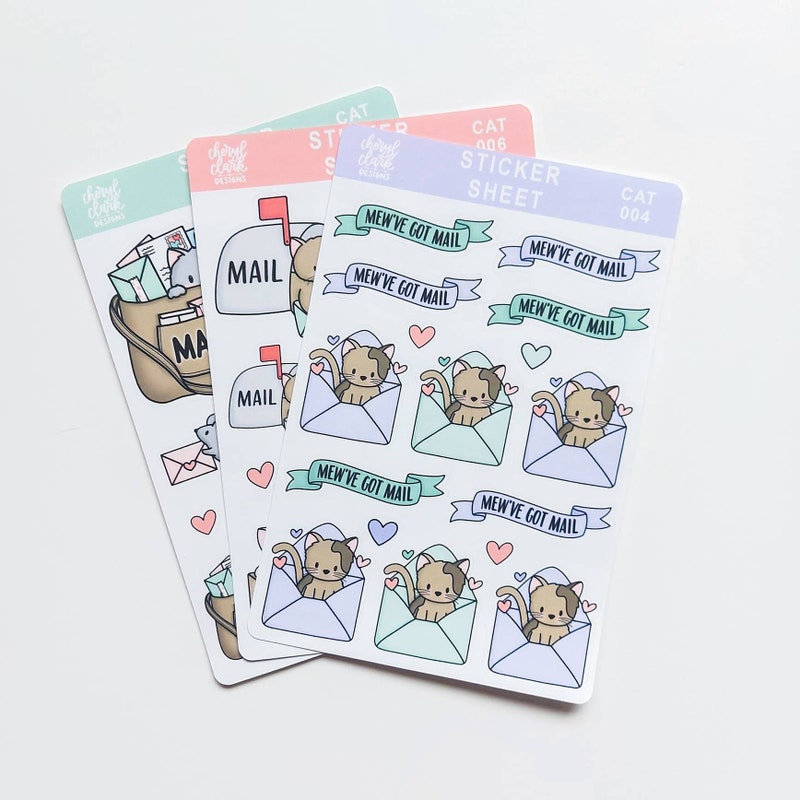 Happy Mail Stickers - Etsy