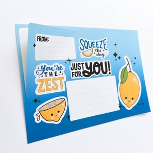 Lemon Address Label Stickers / Pen Pal Happy Mail Stickers / Stickers ...