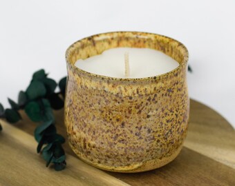 Ceramic candle | Etsy