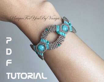 Micro Macrame Tutorial Macrame Bracelet Pattern Macrame - Etsy