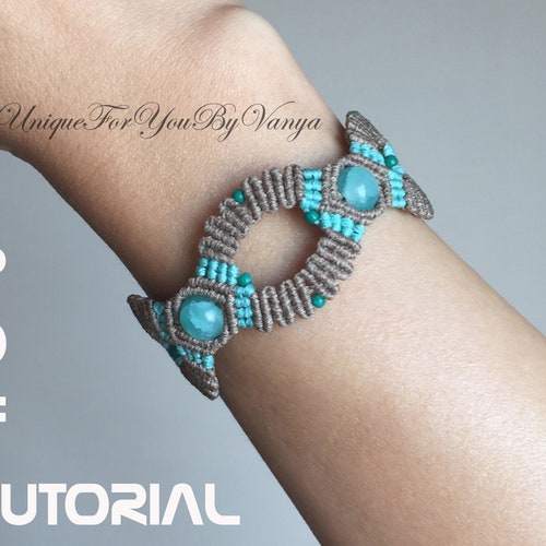 Micro Macrame Bracelet Pattern DIY Micro Macrame Tutorial - Etsy