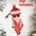 Macrame PDF Pattern, Santa Claus Pattern, DIY Santa, Mini Santa ...