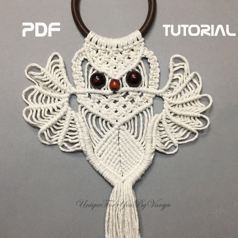 Macrame Owl Pattern - Etsy