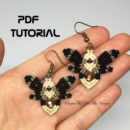 Tutorial Macrame Butterfly Pattern - Etsy