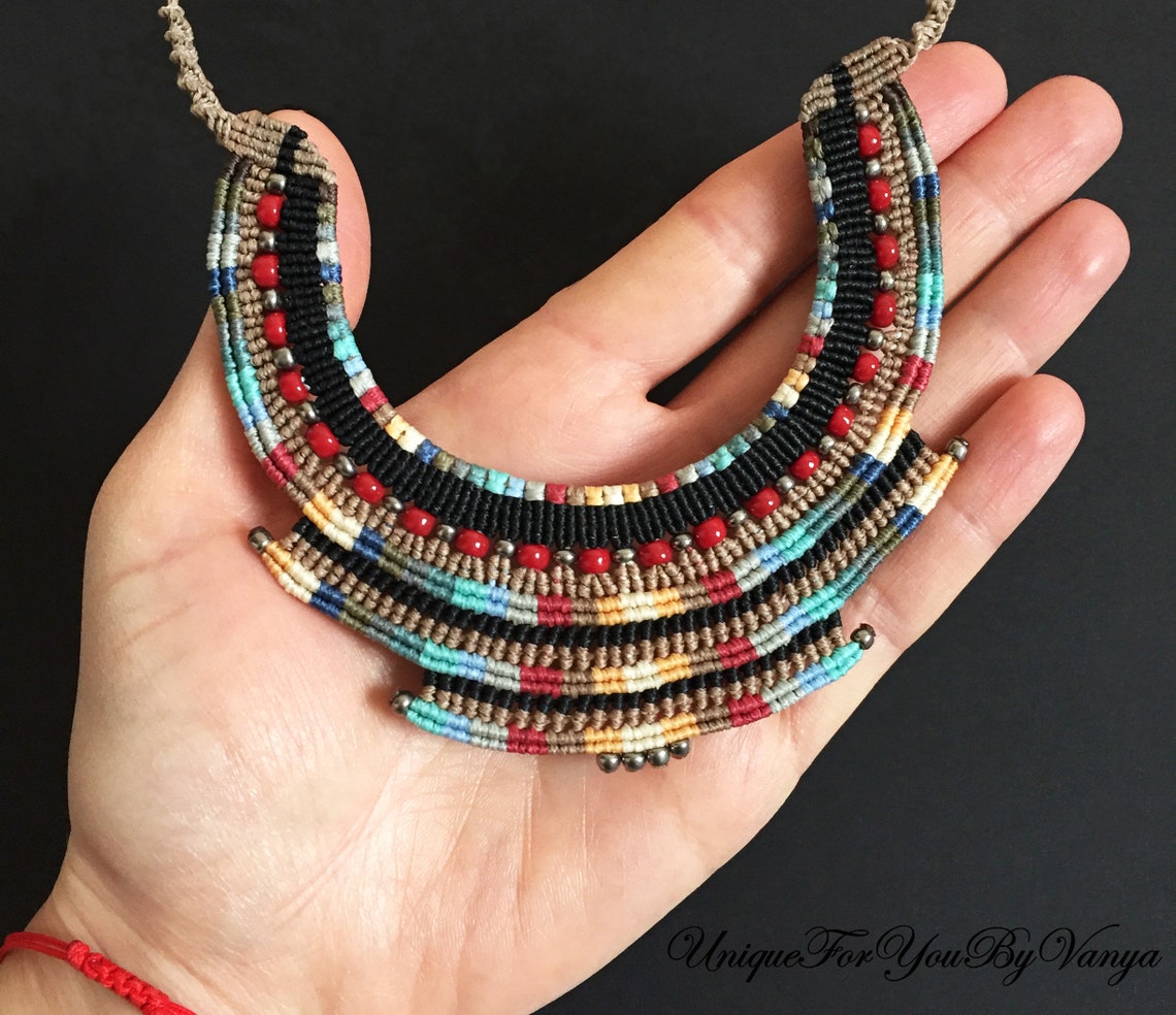 Micro Macrame Tutorial Macrame Necklace Pattern Macrame - Etsy