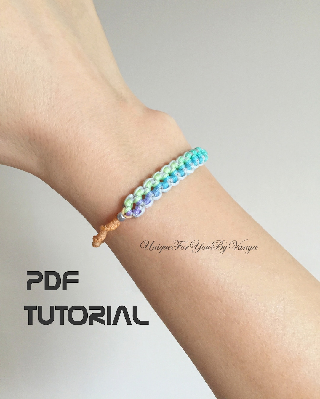 Micro Macrame Tutorial, Macrame Bracelet Pattern, Macrame Jewelry Making, DIY Dainty Bracelet ...