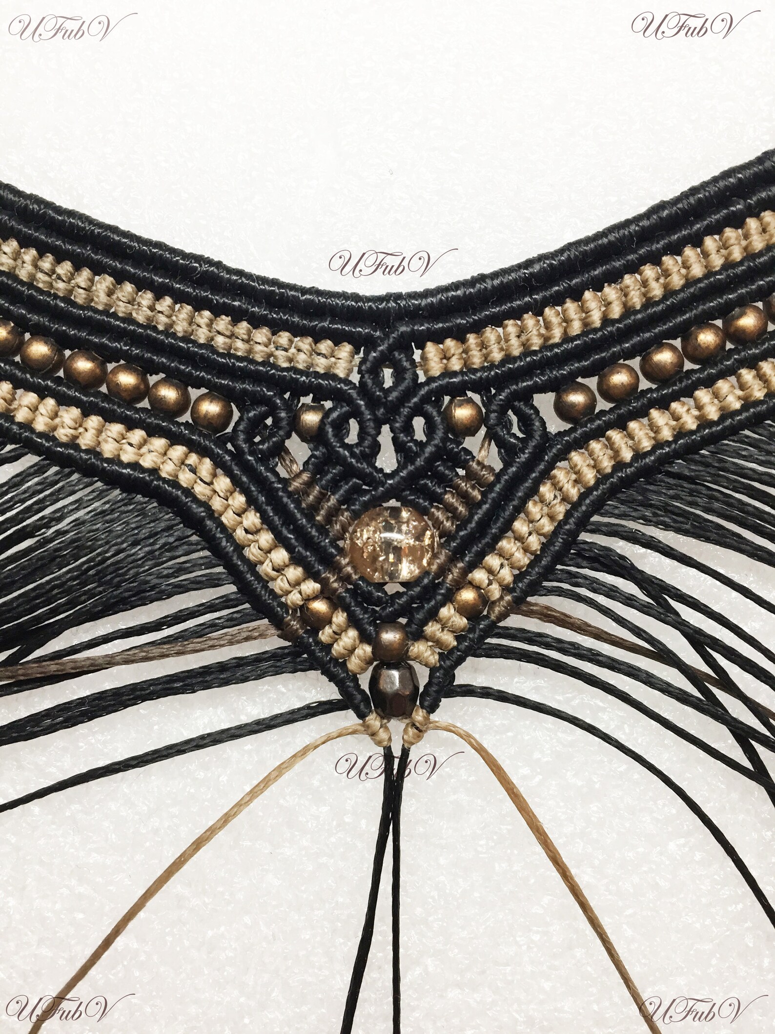 Micro Macrame Tutorial Macrame Necklace Pattern Macrame | Etsy