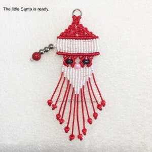 Macrame PDF Pattern, Santa Claus Pattern, DIY Santa, Mini Santa ...
