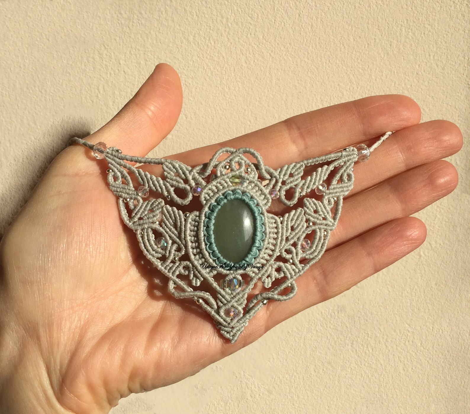 Micro Macrame Tutorial Macrame necklace pattern PDF micro | Etsy