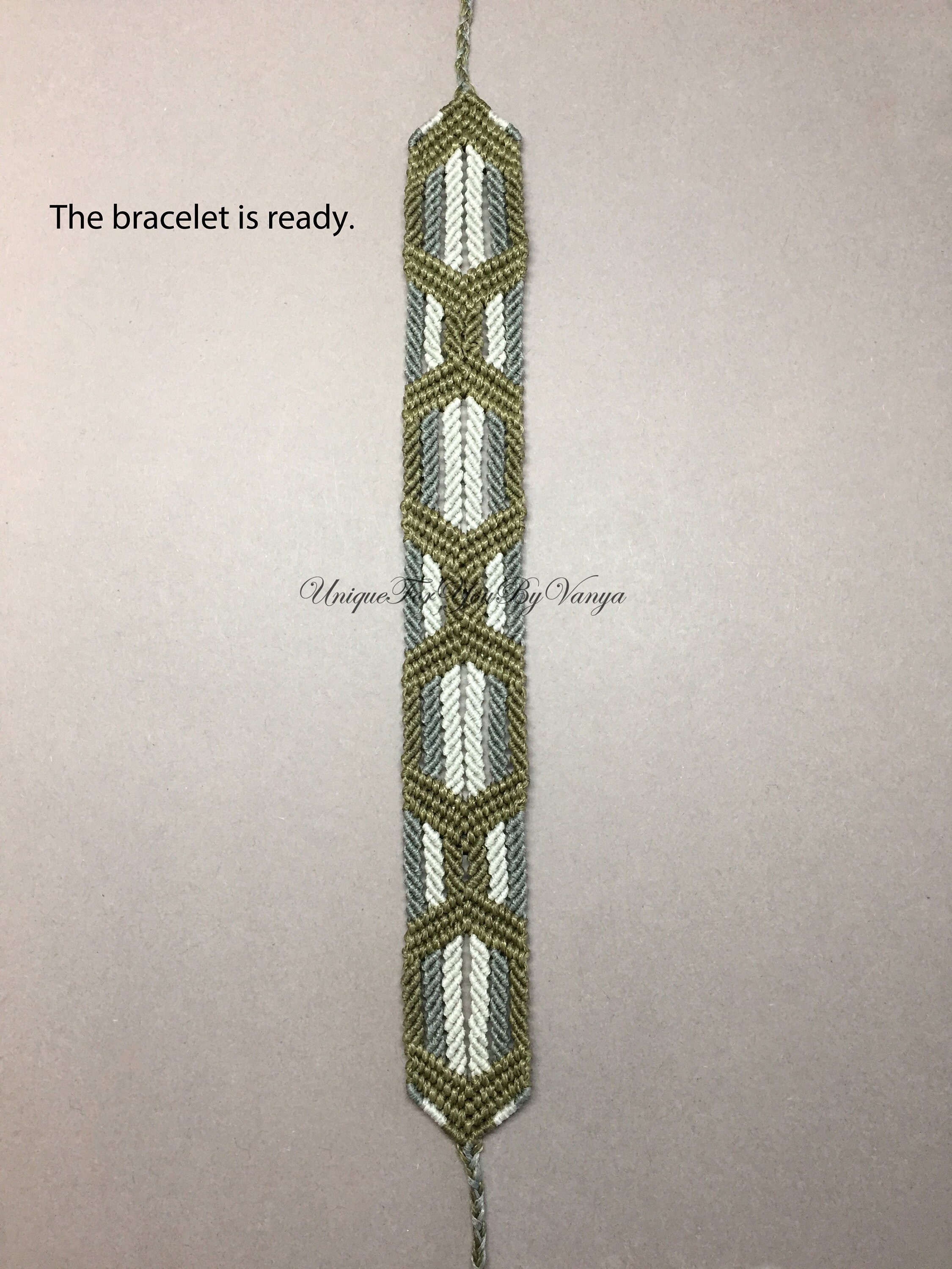 Men's Micro Micro Macrame Bangle Pattern PDF Tutorial | Etsy