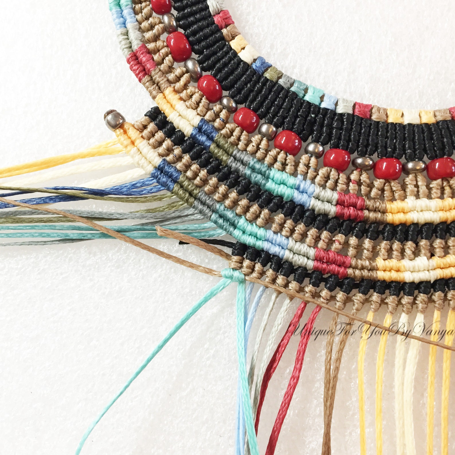 Micro Macrame Tutorial Macrame Necklace Pattern Macrame - Etsy