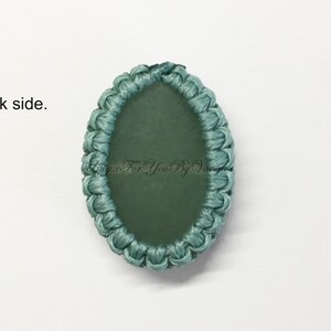 Wrap a Cabochon Pattern, PDF Tutorial, Micro Macrame, Macrame Tutorial ...