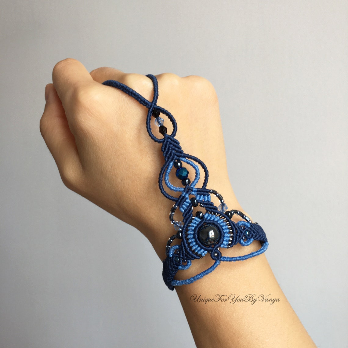 Macrame Slave Bracelet Pattern, Macrame Bracelet PDF Tutorial, Beaded ...
