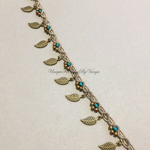 Micro Macrame Tutorial, Macrame Anklet Pattern, Macrame Anklet, Beach ...