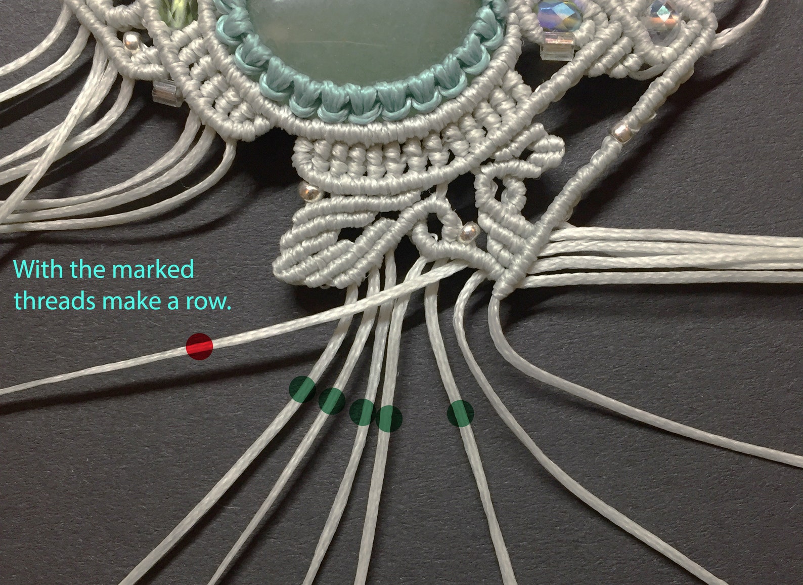 Micro Macrame Tutorial Macrame Necklace Pattern PDF Micro - Etsy