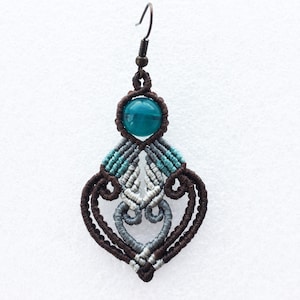 PDF Tutorial, Macrame Earrings PATTERN, Micro Macrame Tutorial, DIY ...