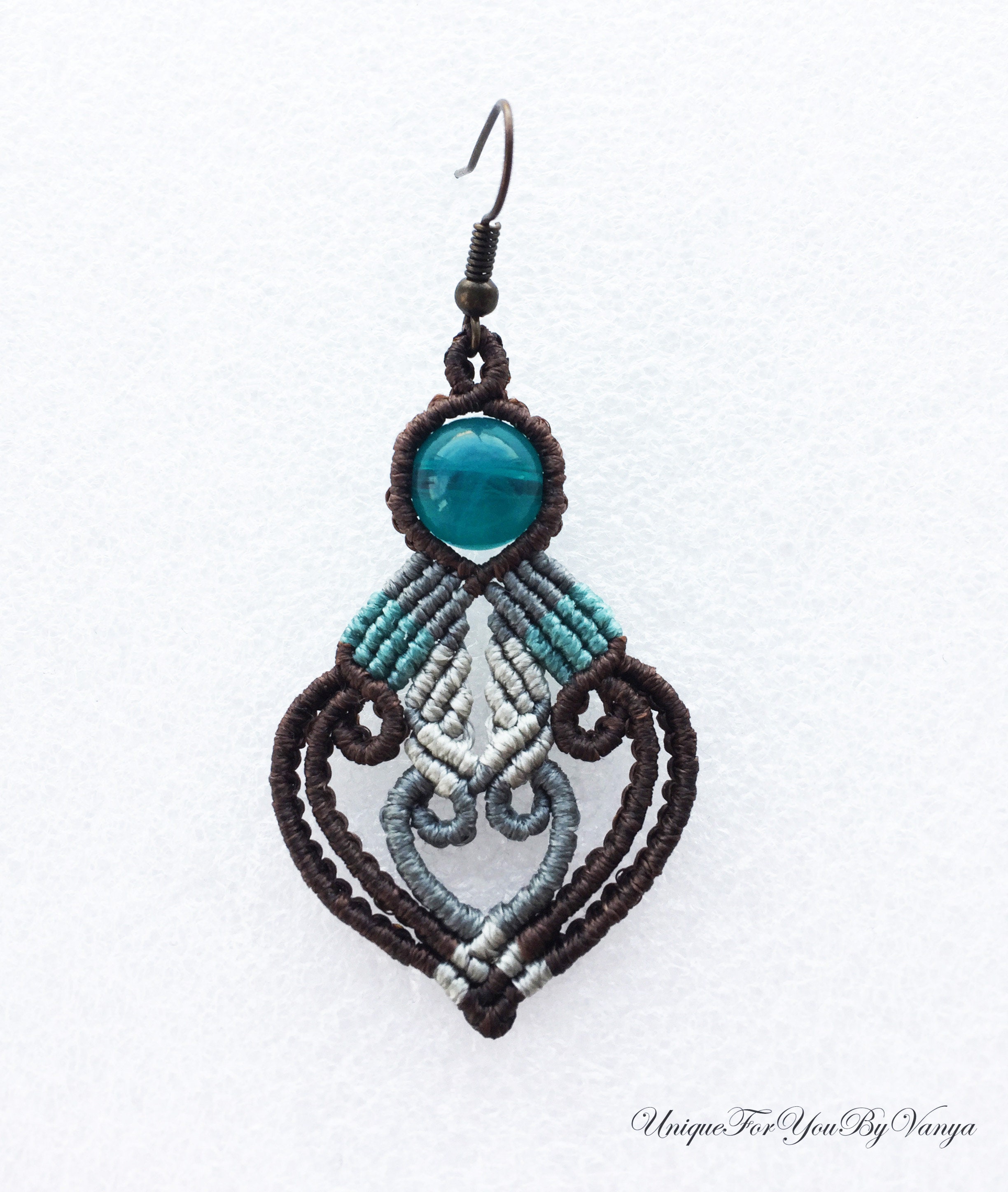 PDF Tutorial Macrame Earrings PATTERN Micro Macrame - Etsy