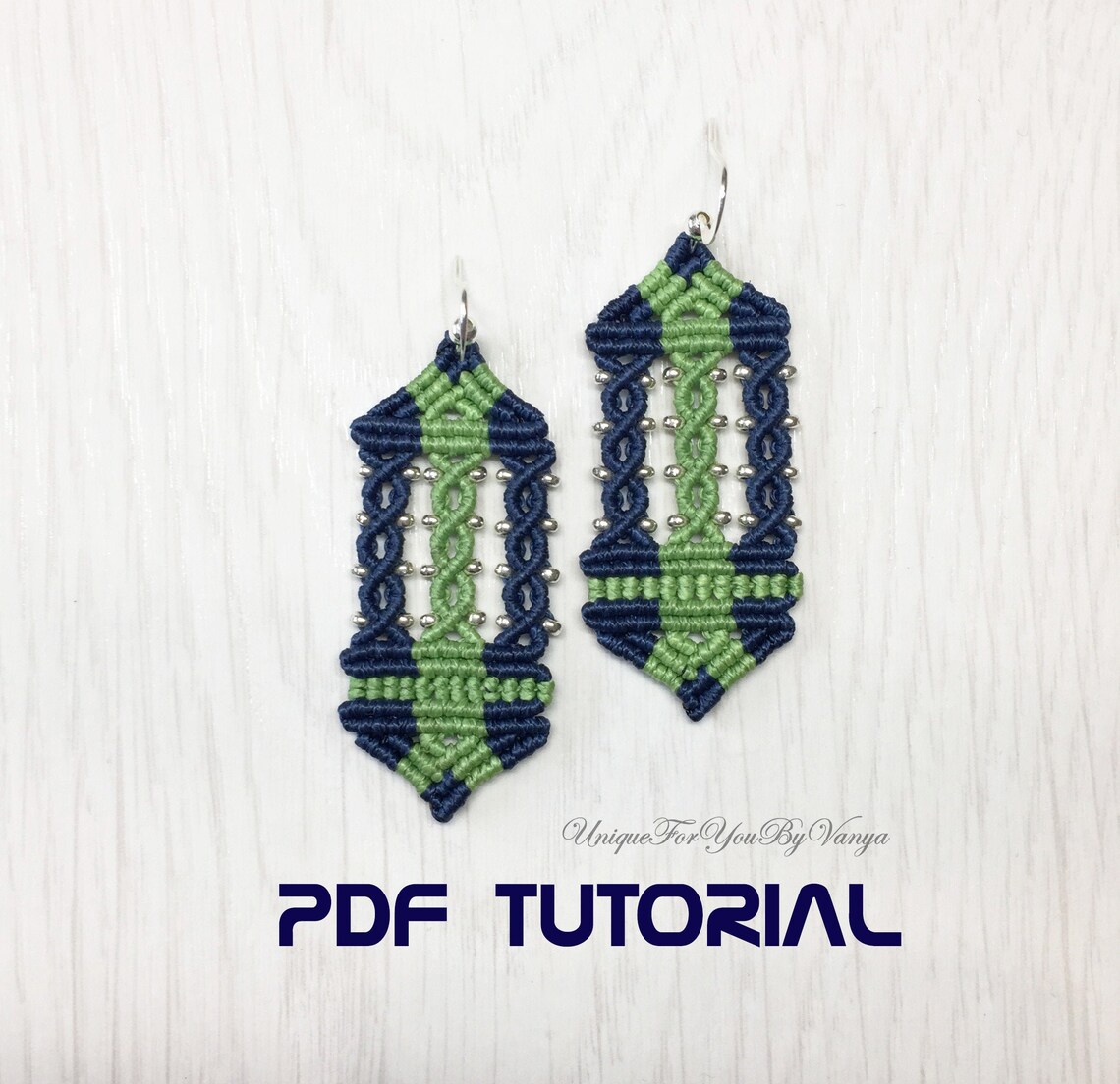 Micro Macrame Tutorial, Macrame Earrings Pattern, Macrame Jewelry ...