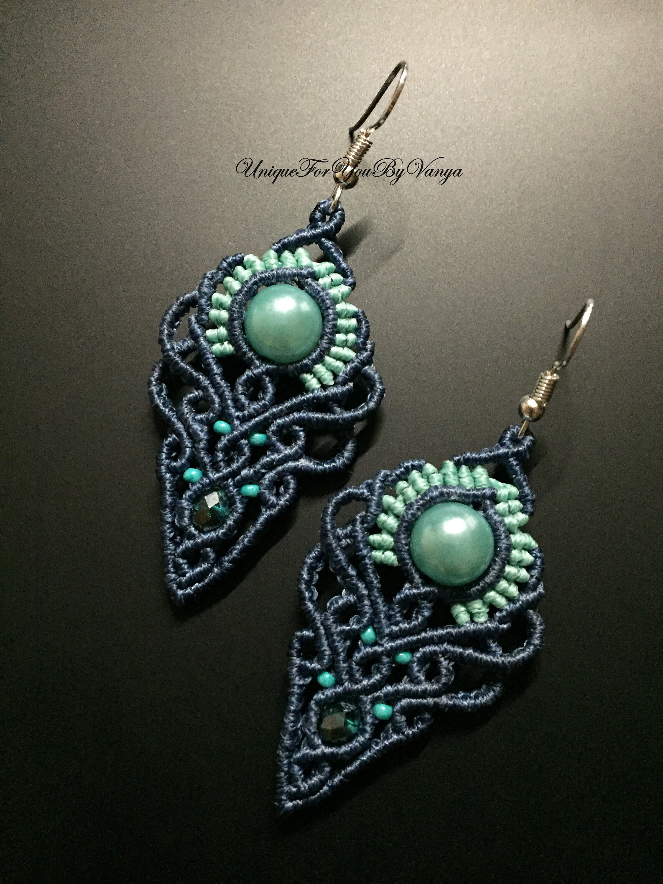 PDF Tutorial Macrame Earrings PATTERN Micro Macrame - Etsy