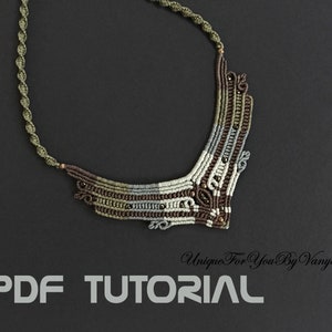 Micro Macrame Tutorial, Macrame Necklace Pattern, Macrame Jewelry ...
