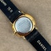 Vintage Daniel Mink Moon Phase Quartz Watch 3 Station Gold Plated and ...