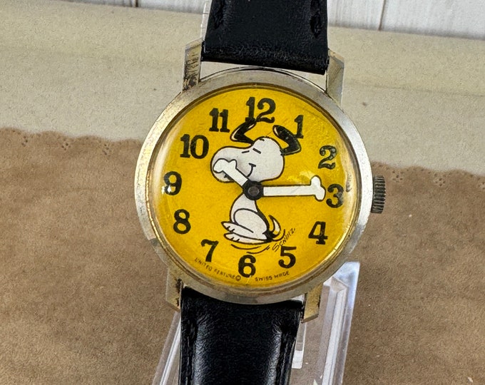 He's Snoopy, He's Cool, Here’s a Rare Snoopy Watch With the Yellow Dial ...