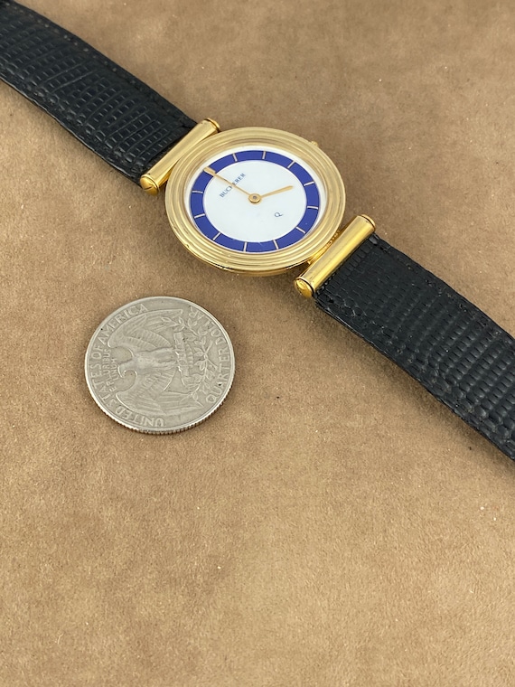Vintage Bucherer Swiss Quartz Watch: 18K Gold Plated … - Gem