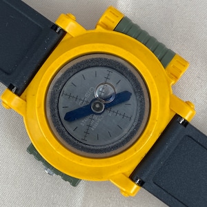 Vintage Rare Casio Pathfinder MW-43 Watch, Army Green and Yellow - Etsy