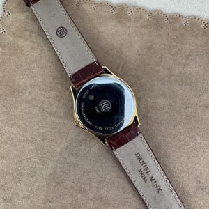 Stunning Daniel Mink Designer Swiss Made Watch. Extremely Thin 6.5MM ...