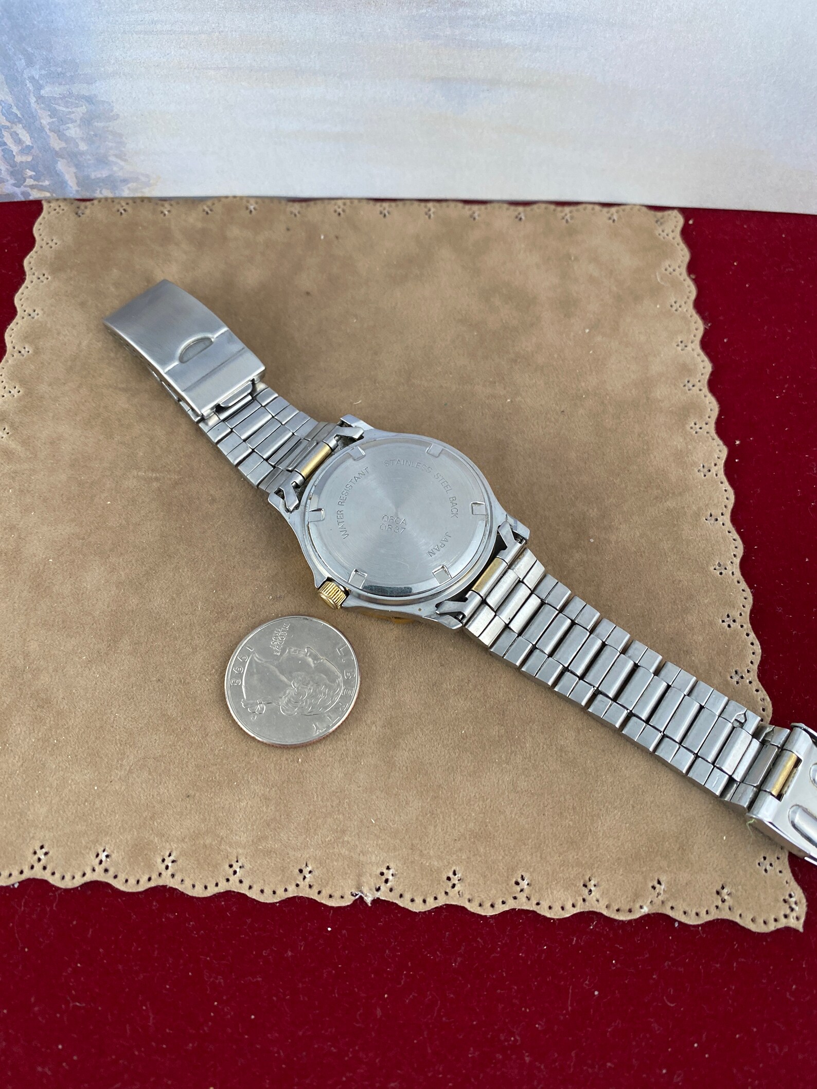 Vintage Original Maruman Orca Moonphase Day Date Quartz Watch | Etsy